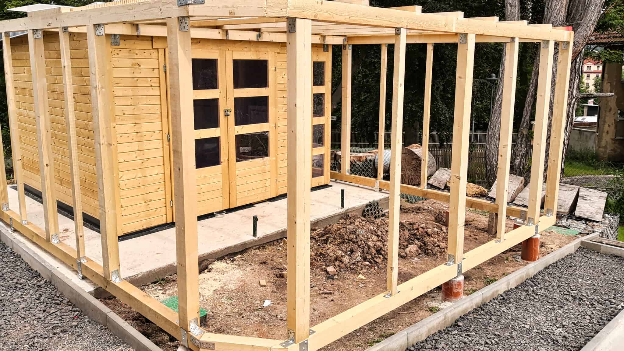 Vogelvoliere Aussen Selber Bauen