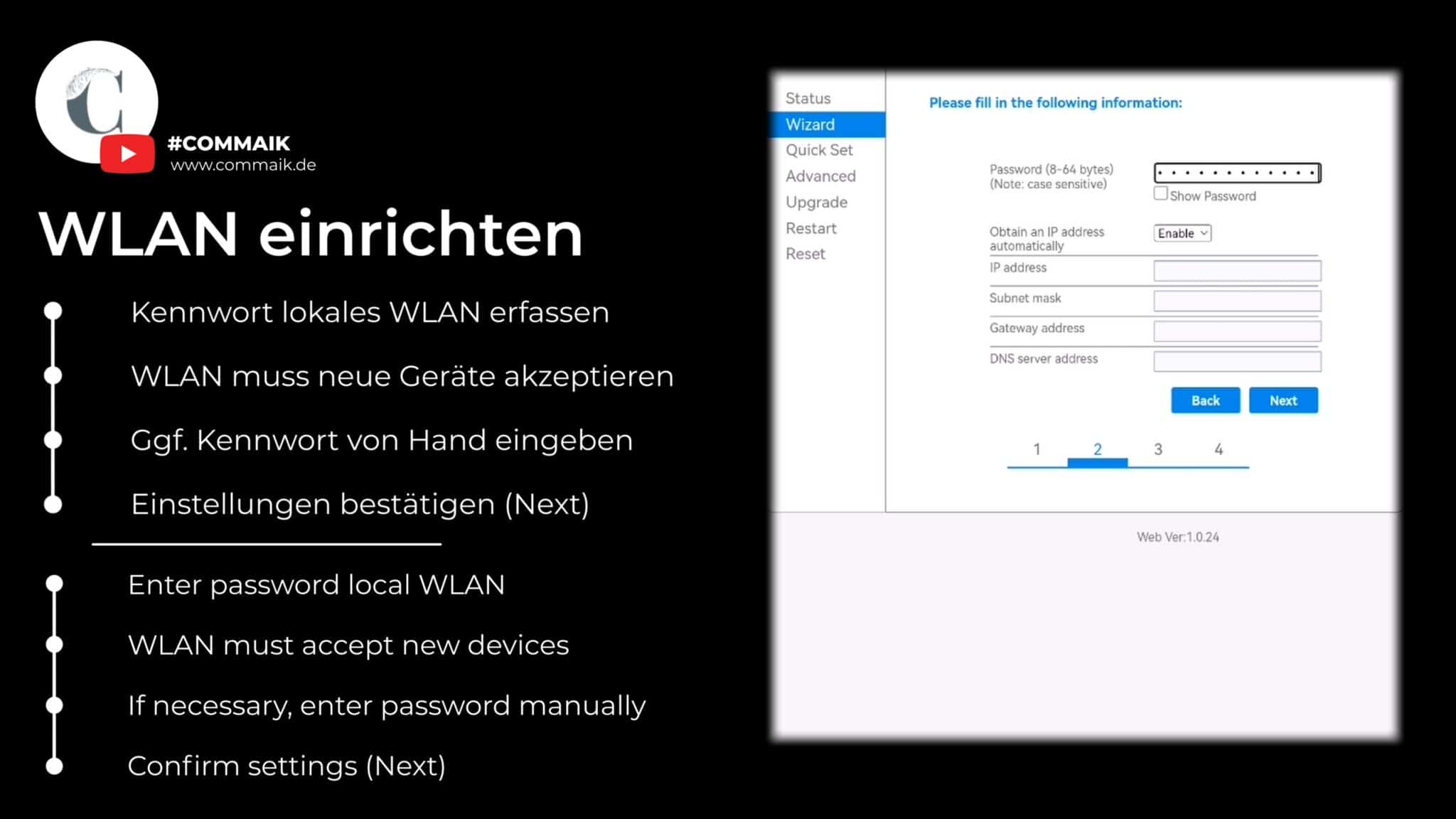 Balkonkraftwerk - Solarman App optimal einrichten - commaik