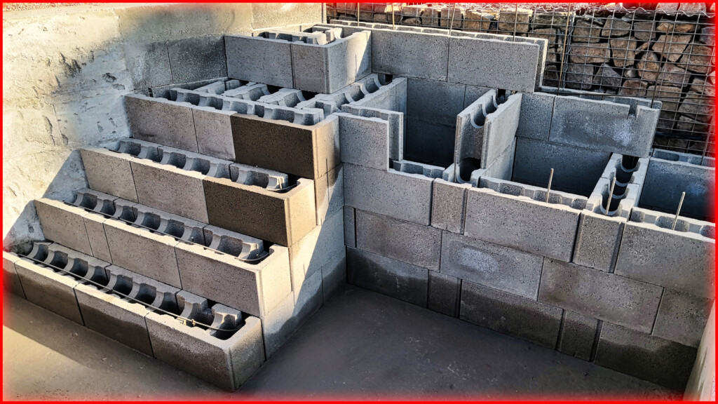 Pool - Treppe und Podest selber bauen - commaik