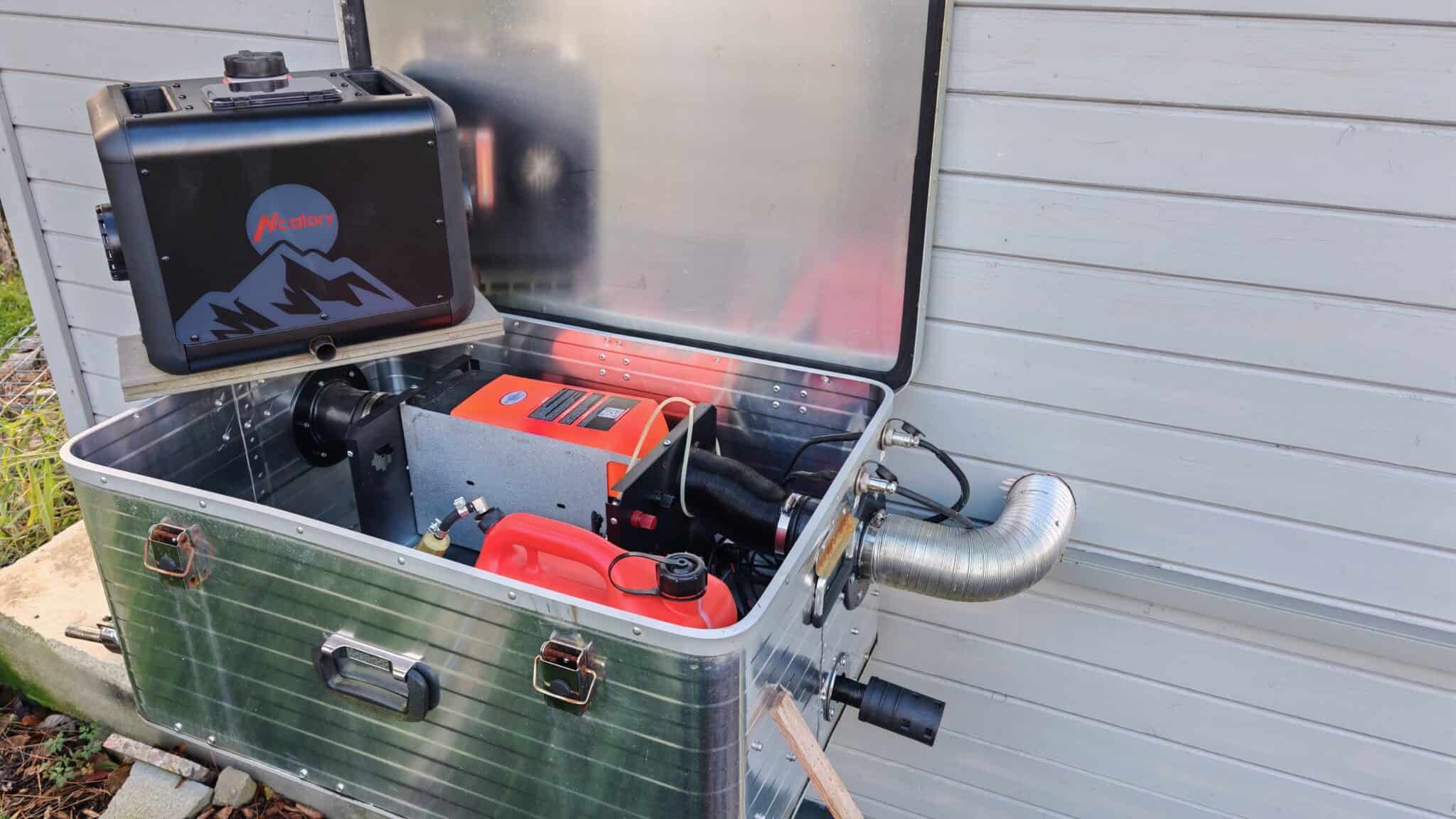 Hcalory TB MAX 8 kW diesel heater in a practical test - compact all-in ...