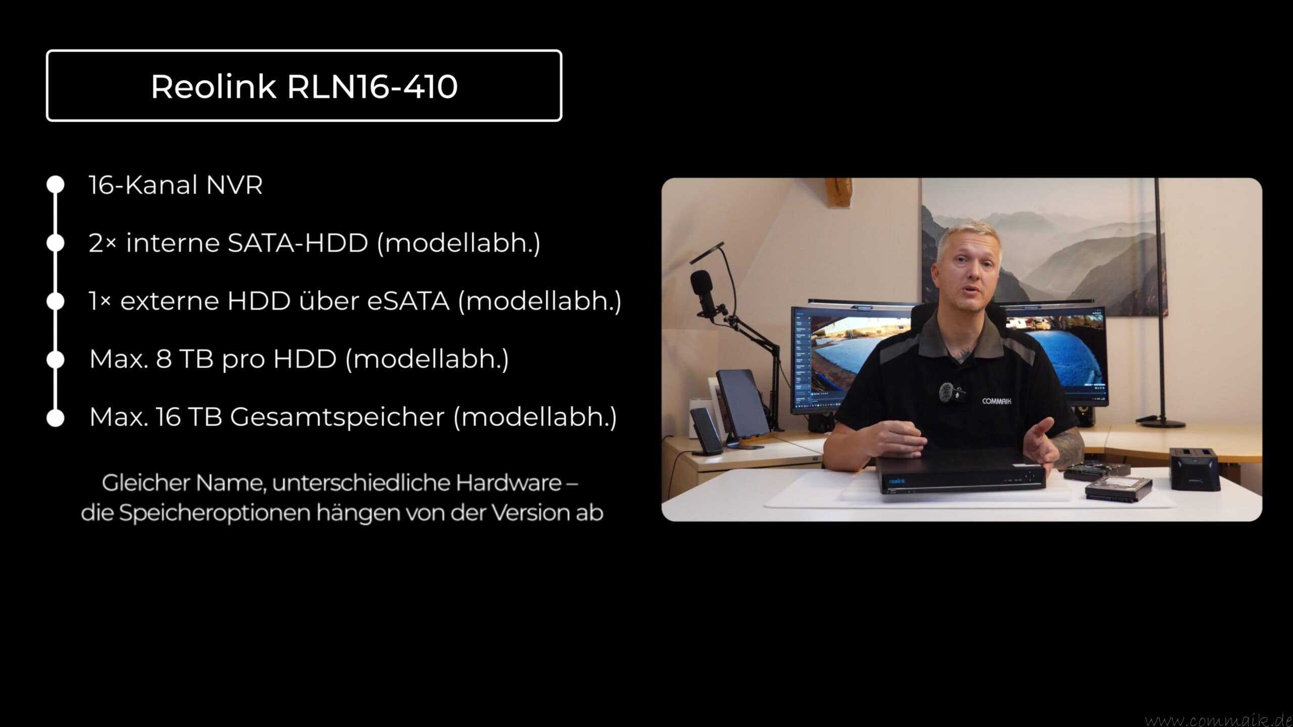 Expand Reolink NVR storage space - Installing and configuring hard ...
