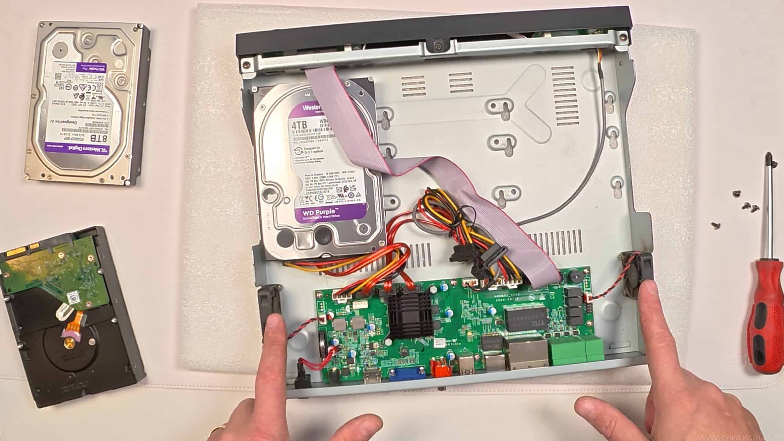 Expand Reolink NVR storage space - Installing and configuring hard ...