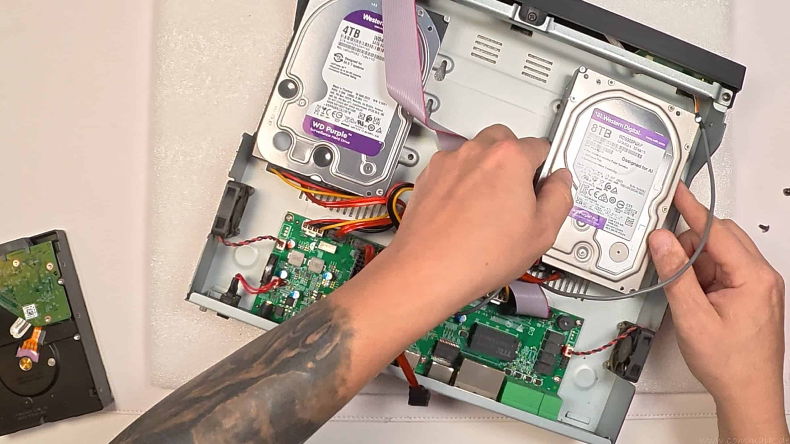 Expand Reolink NVR storage space - Installing and configuring hard ...