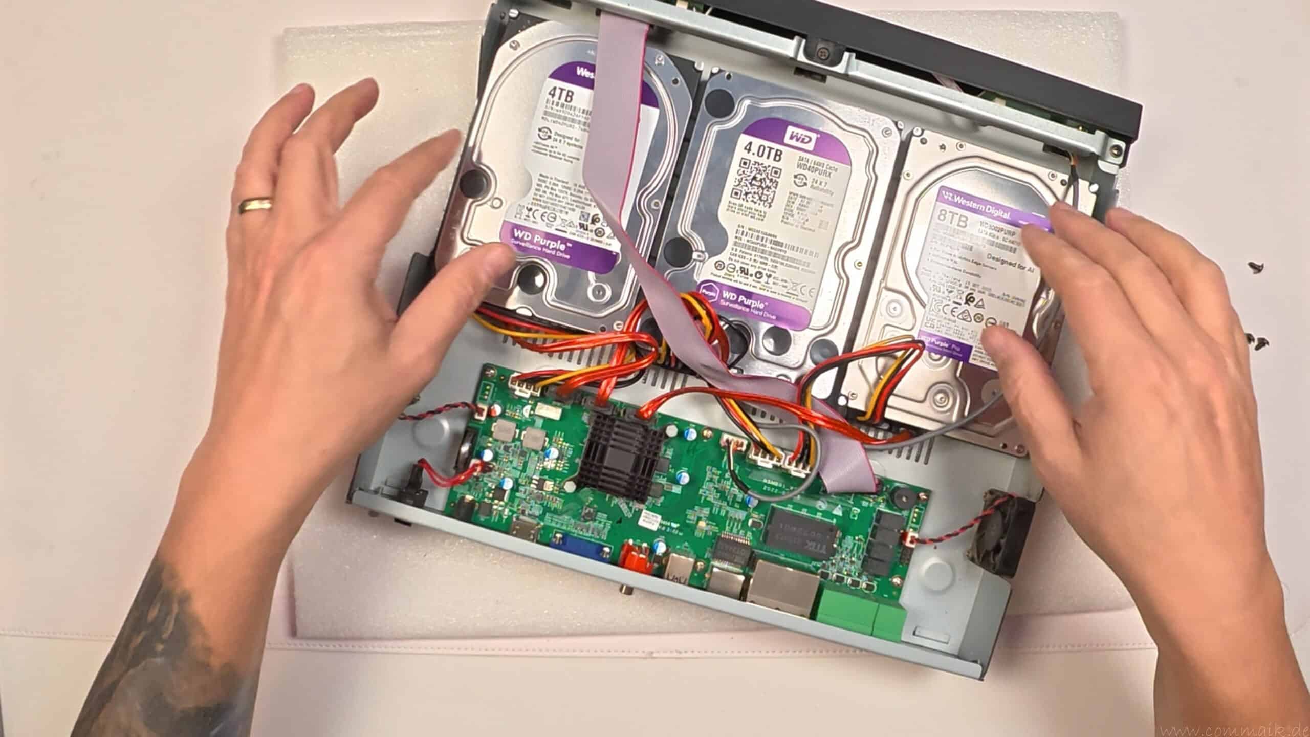 Expand Reolink NVR storage space - Installing and configuring hard ...